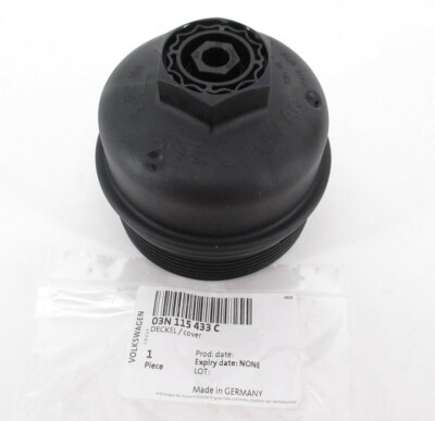 Genuine OEM Volkswagen 03N-115-433-C Oil Filter Cover Housing | eBay