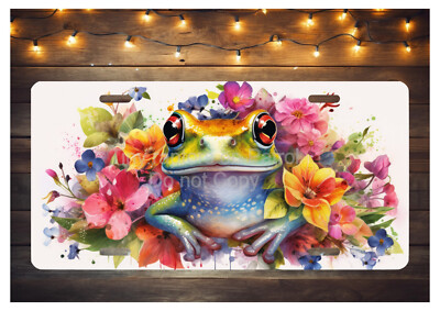 Frog theme aluminum license plate, vanity plate, FREE shipping, gifts ...