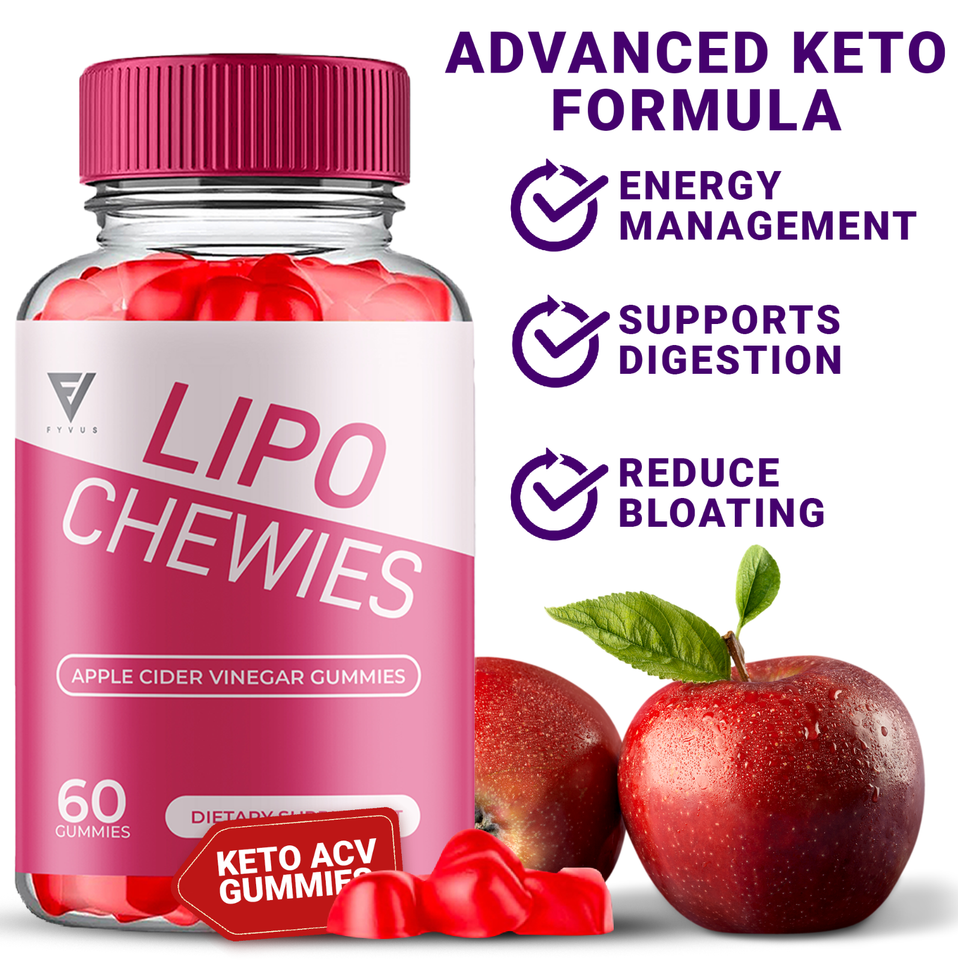(3 Pack) Lipo Chewies Gummies LipoChewies Max Strength Supplement (180 ...