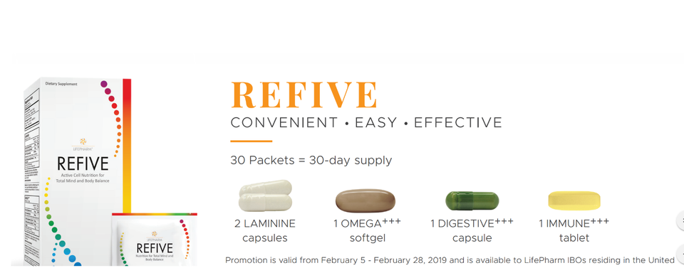REFIVE Pack LifePharm - (30 Packets are inside) - Expiration / 2026 | eBay