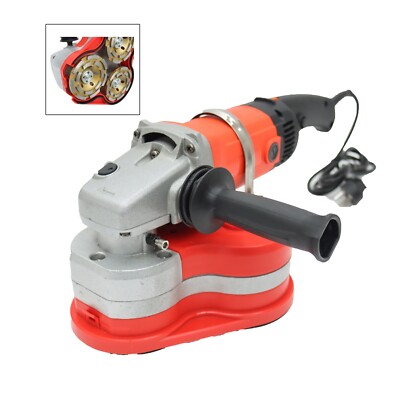 220V Portable φ100mm Three-head Wall and Floor Sander Grinding Machine ...