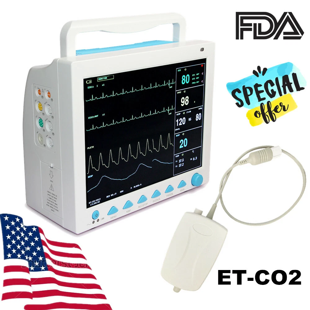 USA Capnograph Patient Monitor ICU Machine Vital Chile | Ubuy