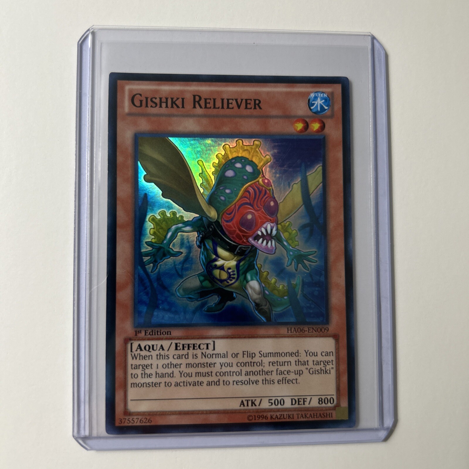 Gishki Reliever HA06-EN009 Super Rare 1st Edition YuGiOh Card Near Mint ...
