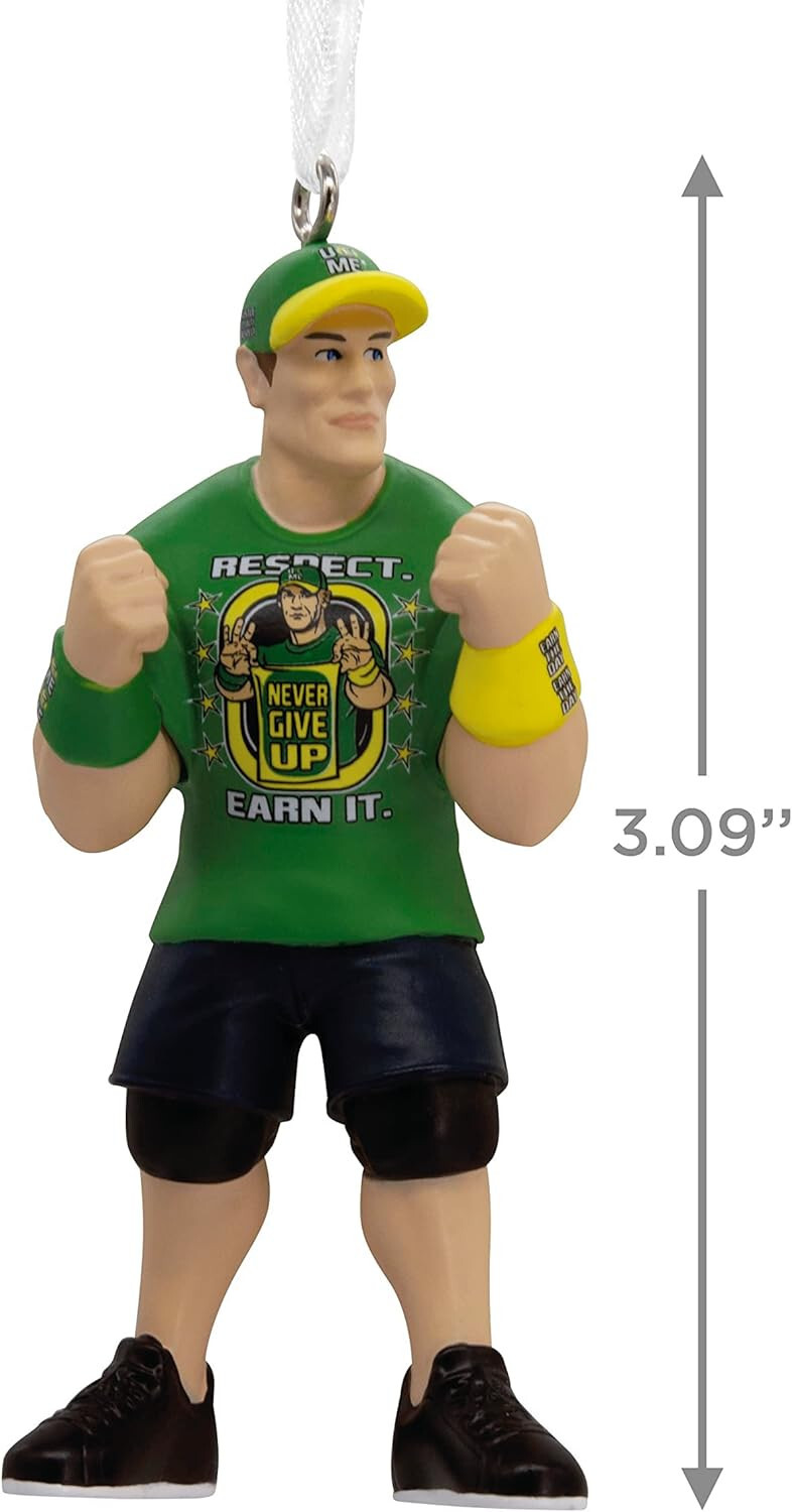 HALLMARK JOHN CENA ORNAMENT WWE WRESTLING CHRISTMAS TREE MAN CAVE GIFT ...