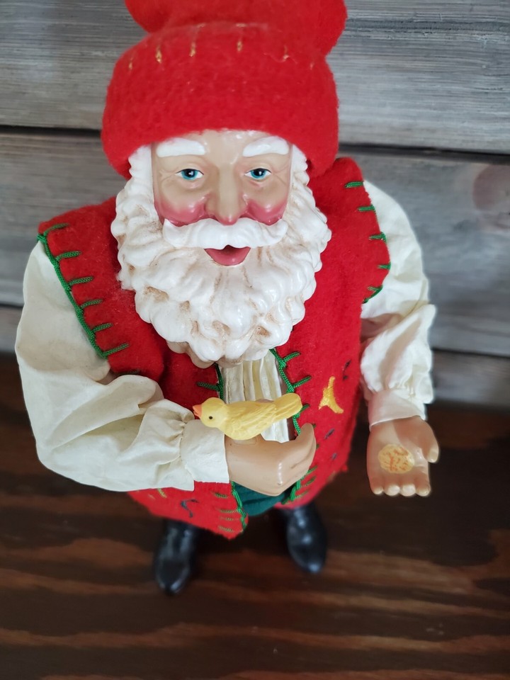 Santa Bird Watcher Possible Dreams Clothtique 2000 Santa Figurine | eBay