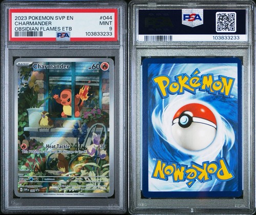 Pokemon Scarlet & Violet Obsidian Flames ETB Promo Charmander 044 MINT PSA 9 | eBay