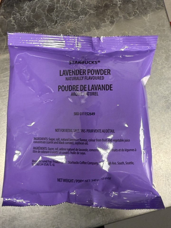 Starbucks Lavender Powder 12oz/bag Best Date In 2025 | eBay