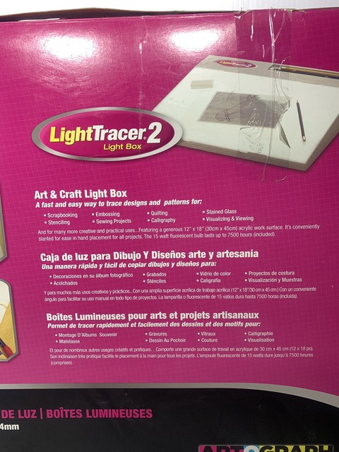 Artograph Light Tracer 2 LED Light Box Lightracer LightTracer 2 12"x18 ...