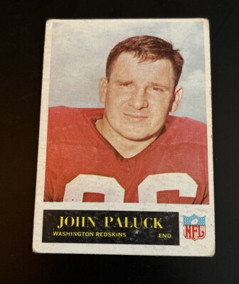 1965 Philadelphia Football Card John Paluck #193 Washington Redskins | eBay