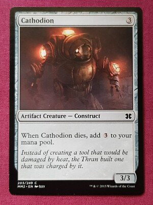 Magic The Gathering MODERN MASTERS 2015 CATHODION artifact card MTG MM2 ...
