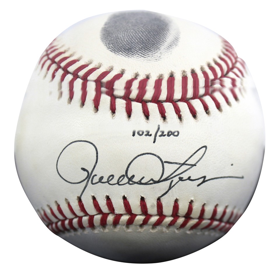 A's Rollie FIngers Signed Thumbprint Baseball LE #'d/200 w/ Display ...