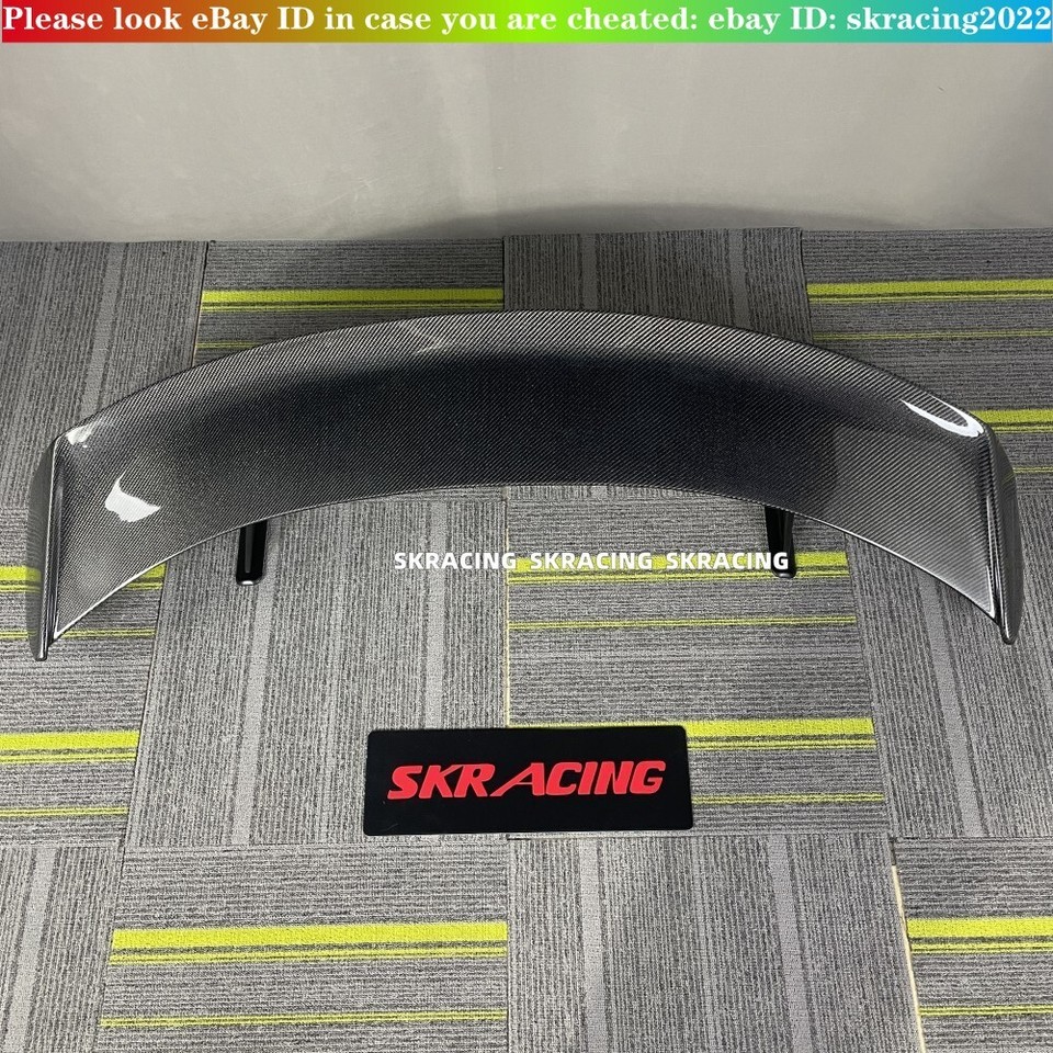 For Porsche 718 981 987 Boxster Cayman Carbon Fiber Rear Spoiler Wing ...