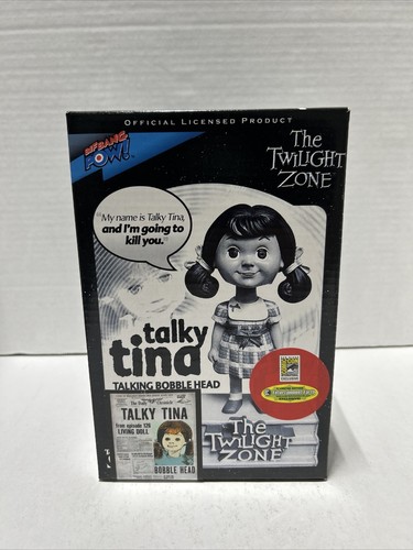 *Rare* COLOR Talky Tina Twilight Zone Bobblehead Bif Bang SDCC J1 NIB ...