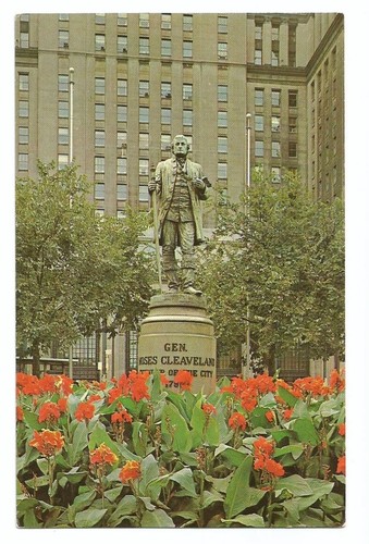 Cleveland Ohio OH Postcard Statue General Moses Cleaveland | eBay