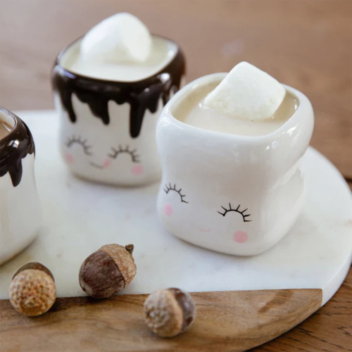 Marshmallow Shaped Hot Chocolate Mugs Set of 4 | eBay