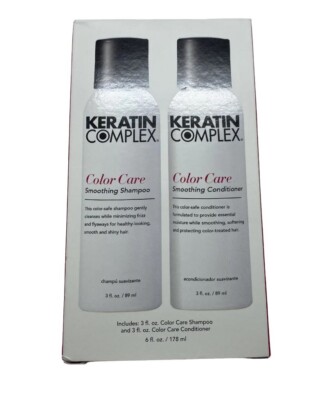 Keratin Complex Color Care NIB Shampoo & Conditioner 3 Oz Each Bottle ...