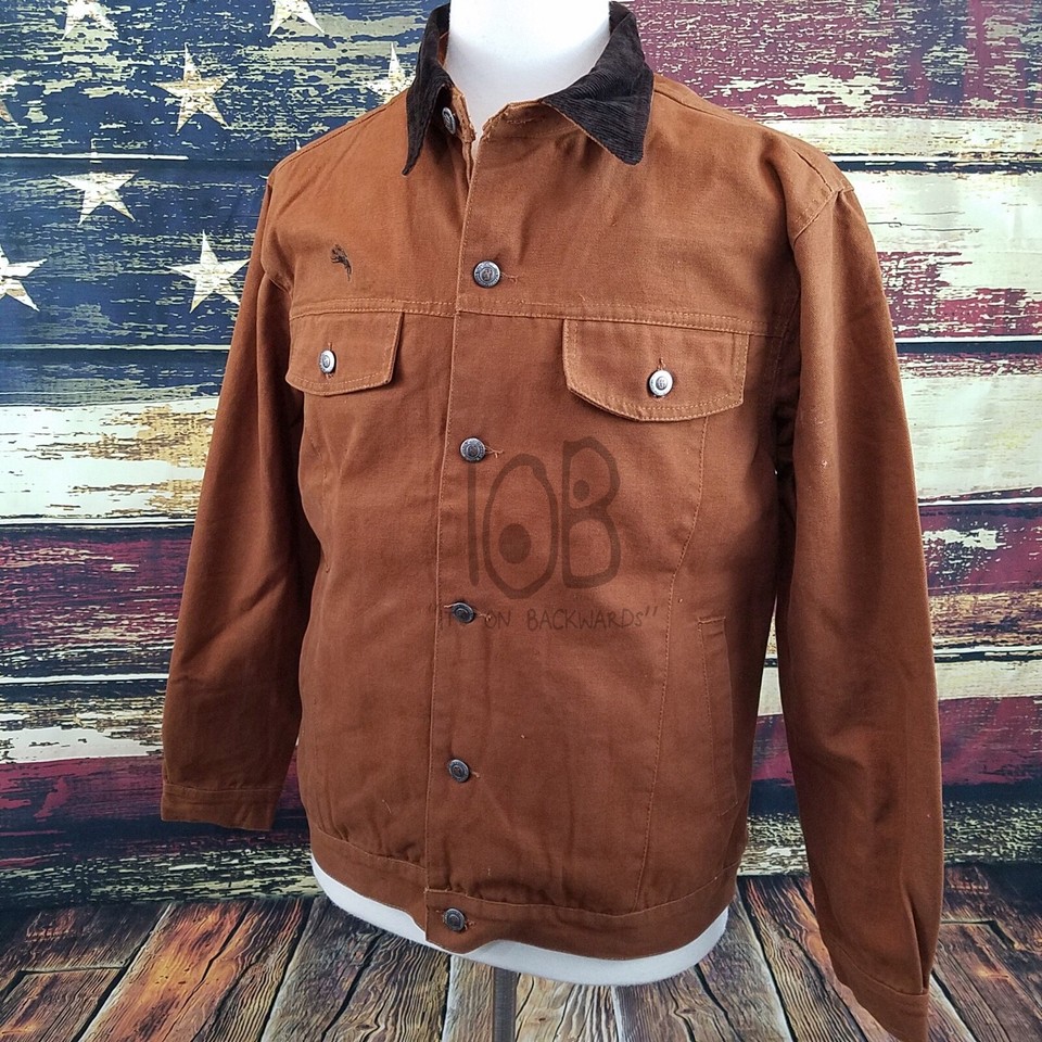 Wyoming Traders Mens Chisum Snap Up Conceal Carry Canvas Ranch Wear ...