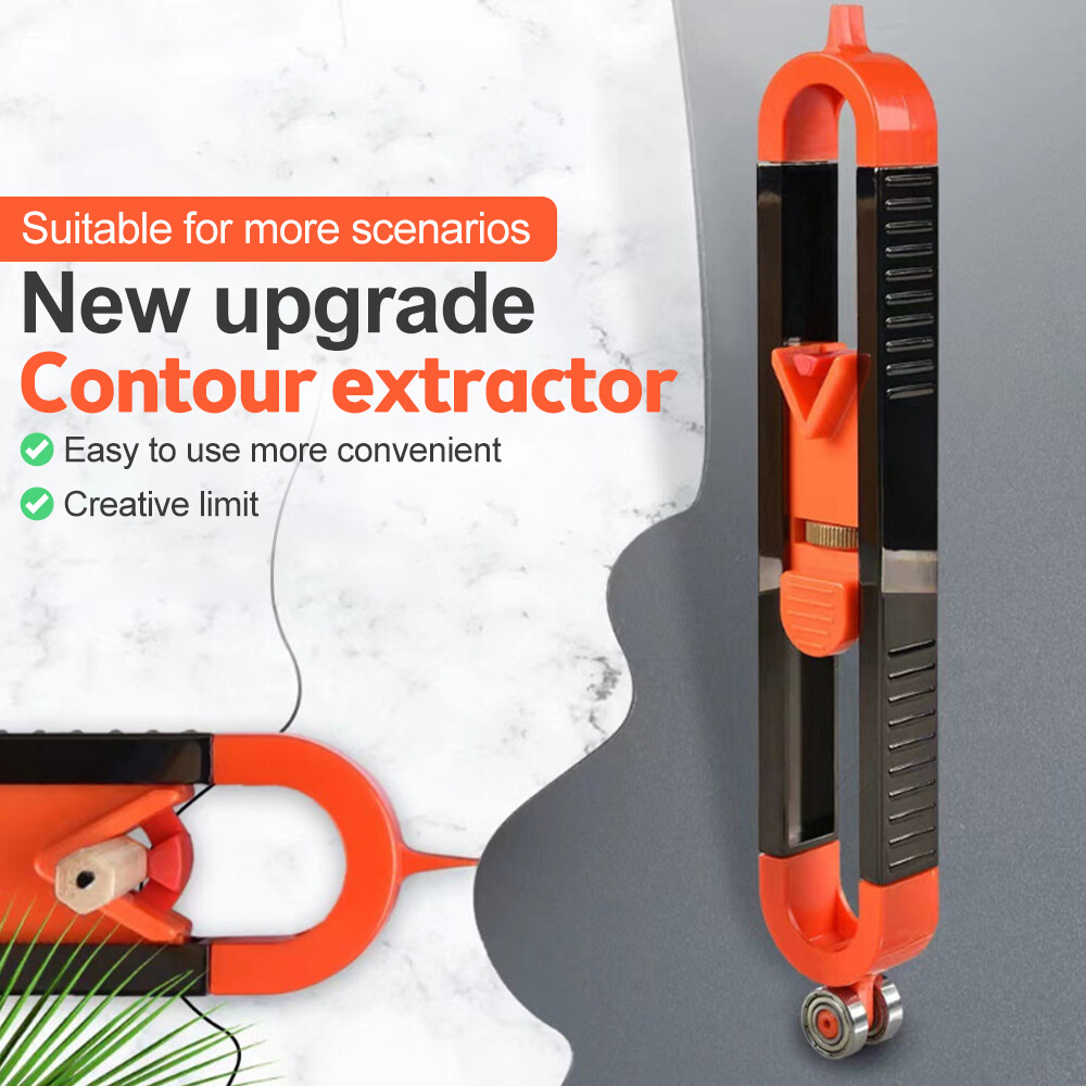 Precise Contour Gauge with Lock Profile Scribing Ruler Carpenter ...