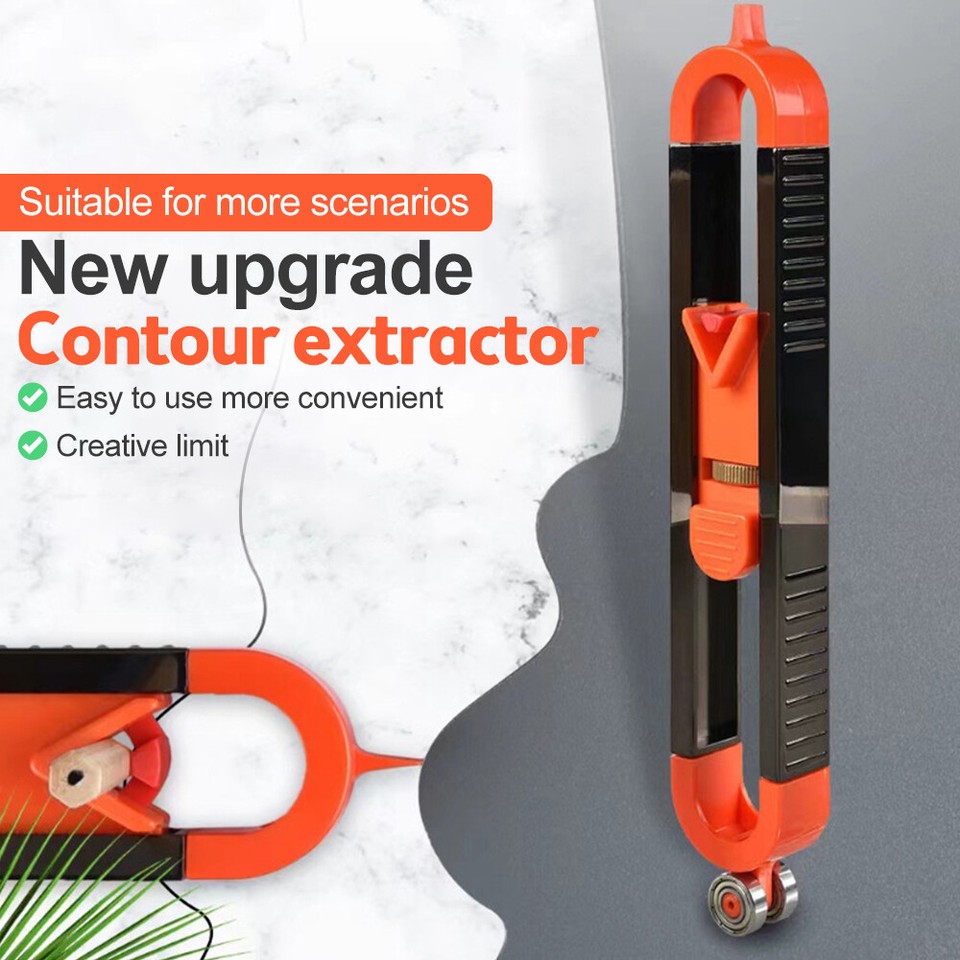 Precise Contour Gauge with Lock Profile Scribing Ruler Carpenter ...