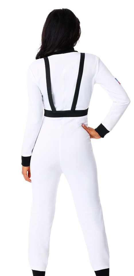 Women's White Astronaut NASA Space Jumpsuit Costume SIZE XS (Used) | eBay