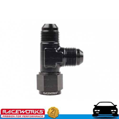 RACEWORKS Tee Swivel On Run AN8 8AN Fuel Oil E85 Diesel | eBay