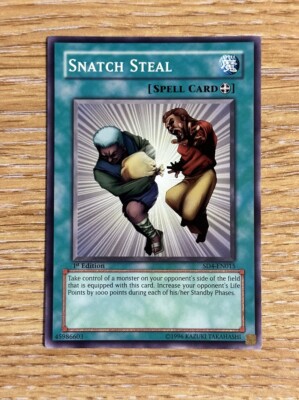 Snatch Steal - SD1/3/4/5 - 1st Edition - YuGiOh - NM | eBay