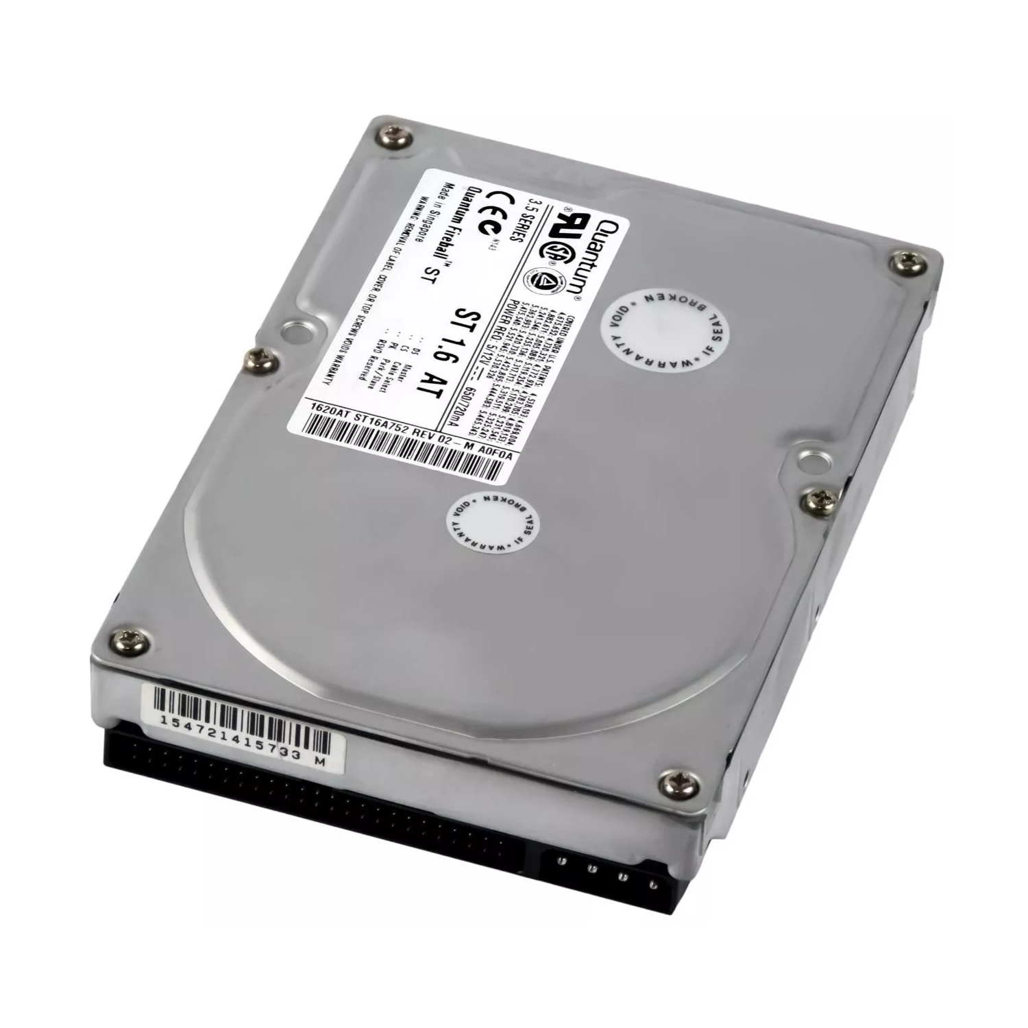Quantum Fireball ST21A011 HDD Hard Disk IDE 2.1GB 3.5" IDE EIDE PATA ...