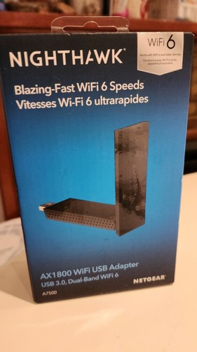 Netgear NIGHTHAWK WiFi 6 SPEED USB 3.0 Adapter (A7500) NEW 2YEARS -20% ...