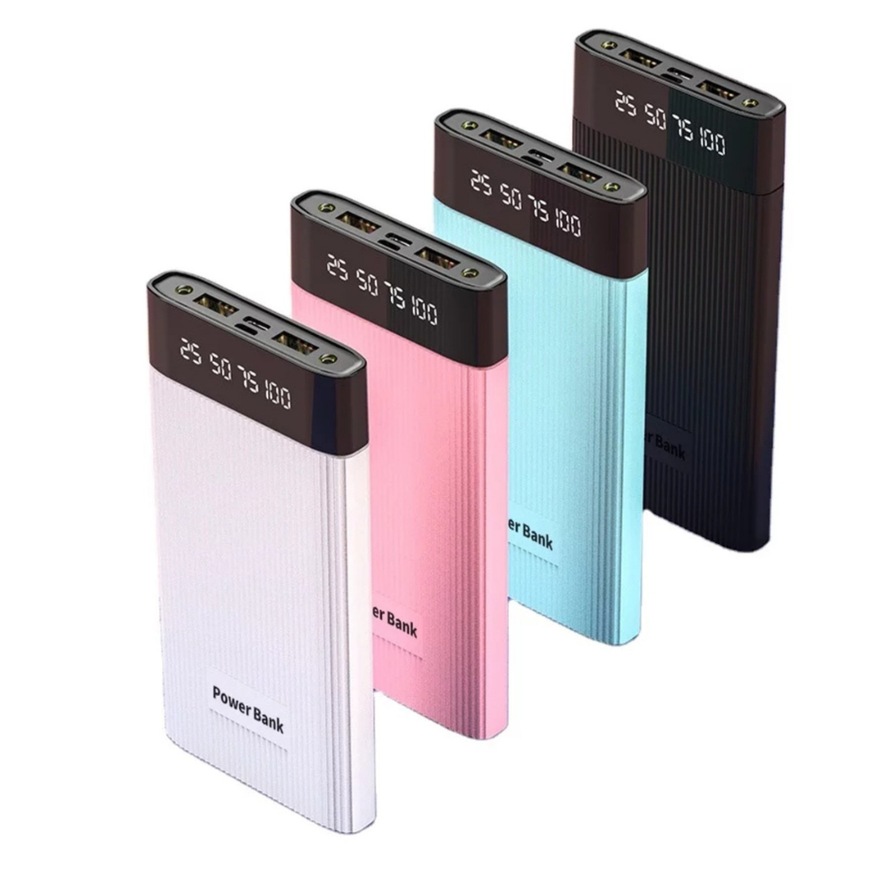 Mini 20000mAh Power Bank UltraThin USB Portable External Battery Backup ...