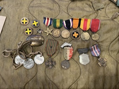 Mexican Border / WW1 33rd Infantry Division Grouping w Dog Tags ...