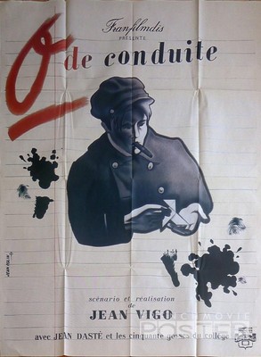 ZERO DE CONDUITE - JEAN VIGO - REISSUE LARGE FRENCH MOVIE POSTER | eBay ...