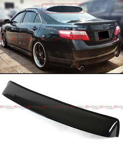 FOR 2007-2011 TOYOTA CAMRY JDM GLOSSY BLACK REAR WINDOW ROOF AERO VISOR ...
