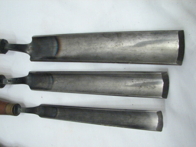 Lot Woodworking Gouge Chisels James Swan Buck Crank Neck Crane Carving ...