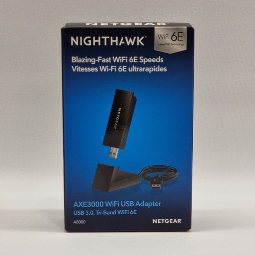 Netgear NightHawk AXE3000 WIFI USB Adapter USB3.0 Tri-Band WIFI 6E | eBay