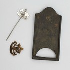 Original Antique Prussia Belt Buckle German Masonic Freemason Crown ...