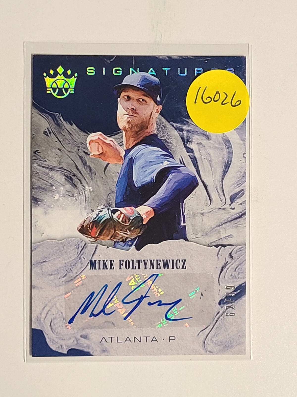 2018 Diamond Kings DK Signatures #16 Mike Foltynewicz Autograph /99 | eBay