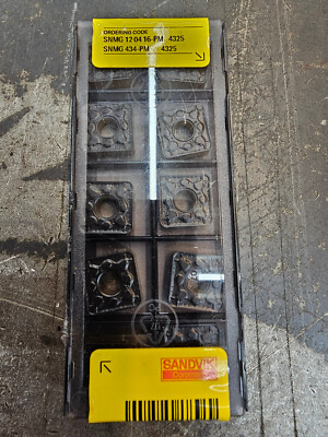 Qty 10 Sandvik SNMG 434 PM SNMG120416-PM 4325 Grade Carbide Inserts | eBay