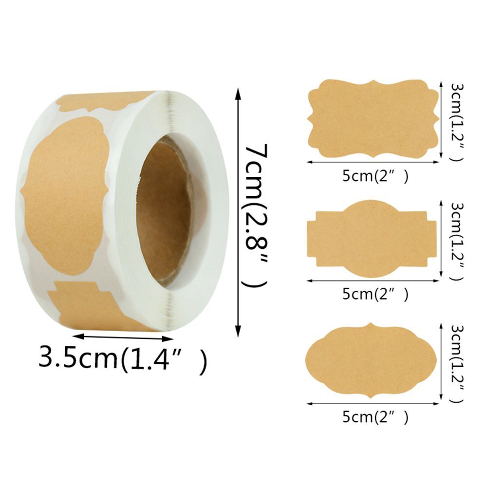 300pcs/roll New Home Jam Jar Bottle Tags Chalkboard Labels Stickers ...