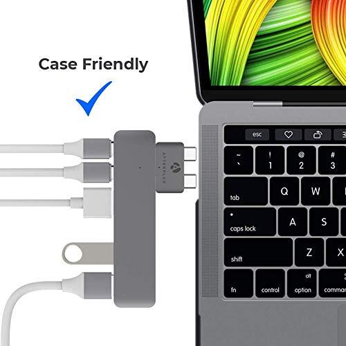 Usb C Extender For Macbook With Case Afterplug 2port Type C Male To ...