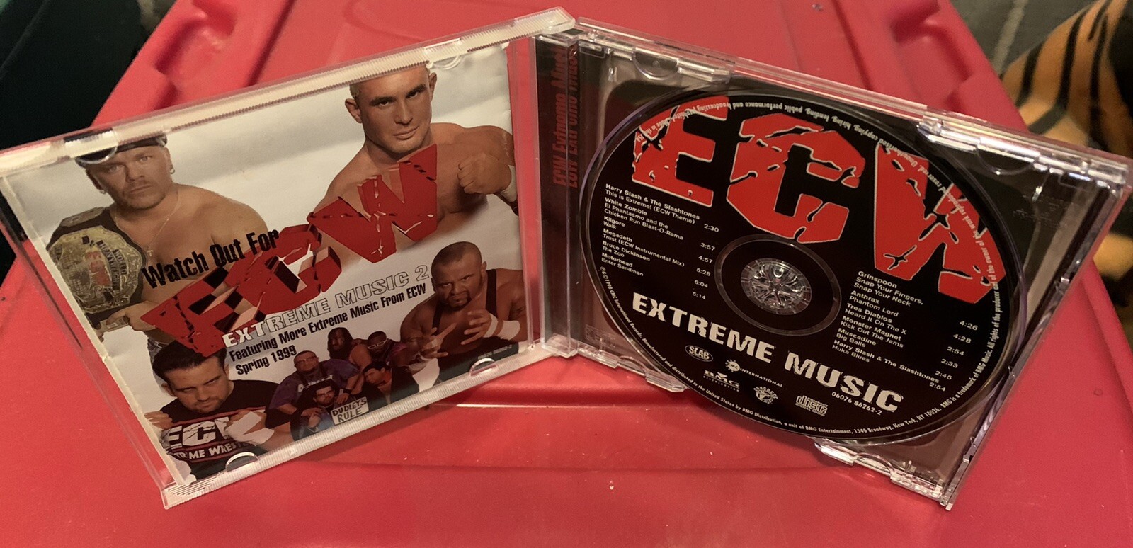 ECW Extreme Music - Excellent Like New Condition Free Shipping RARE WWE ...