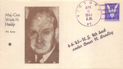4/6/45 William S. Linto cachet, Major General Wade Haislip [109896] | eBay