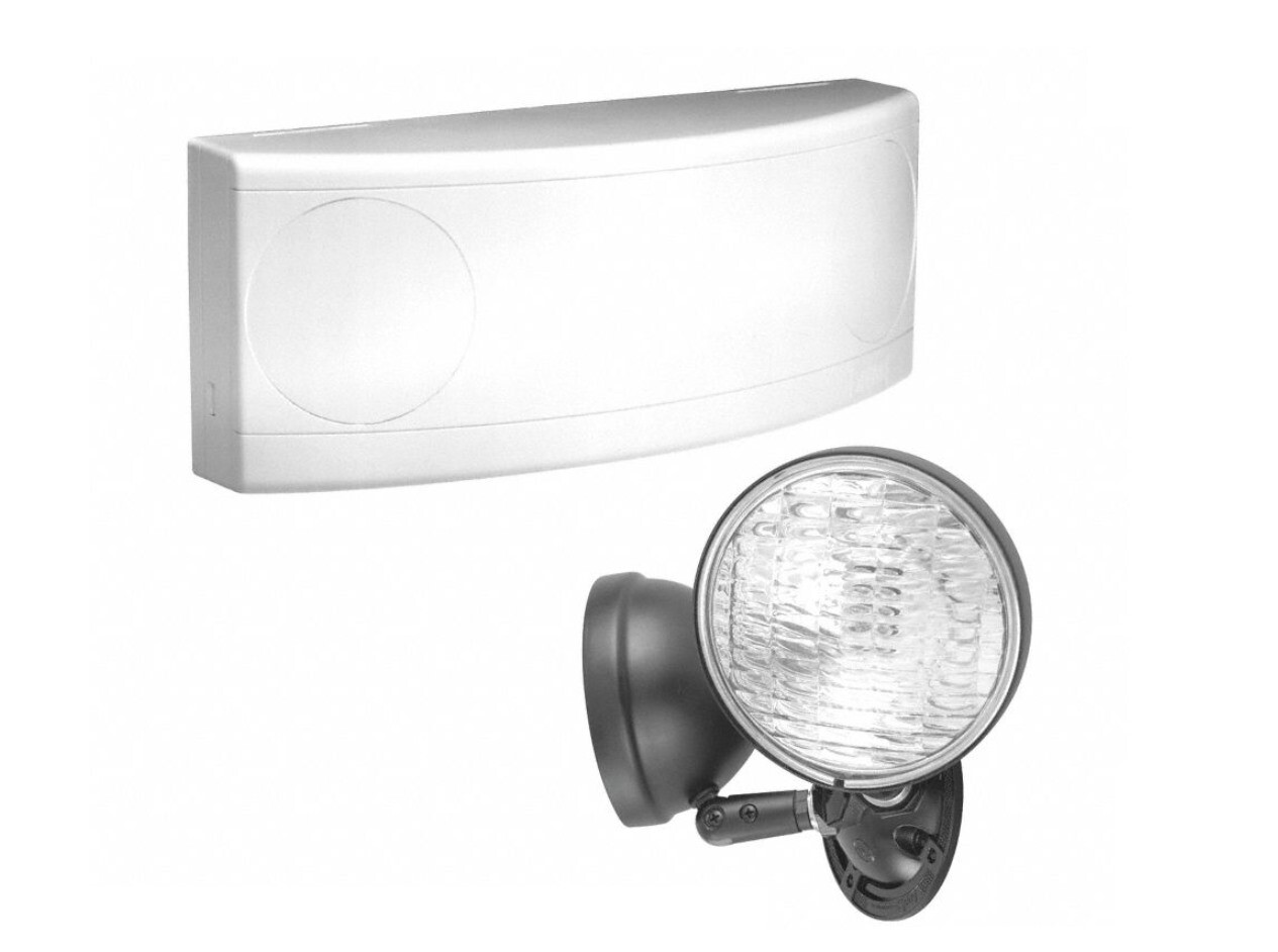 2 Incandescent Lamps - HUBBELL LIGHTING - DUAL-LITE EWL-27 HUBBELL ...