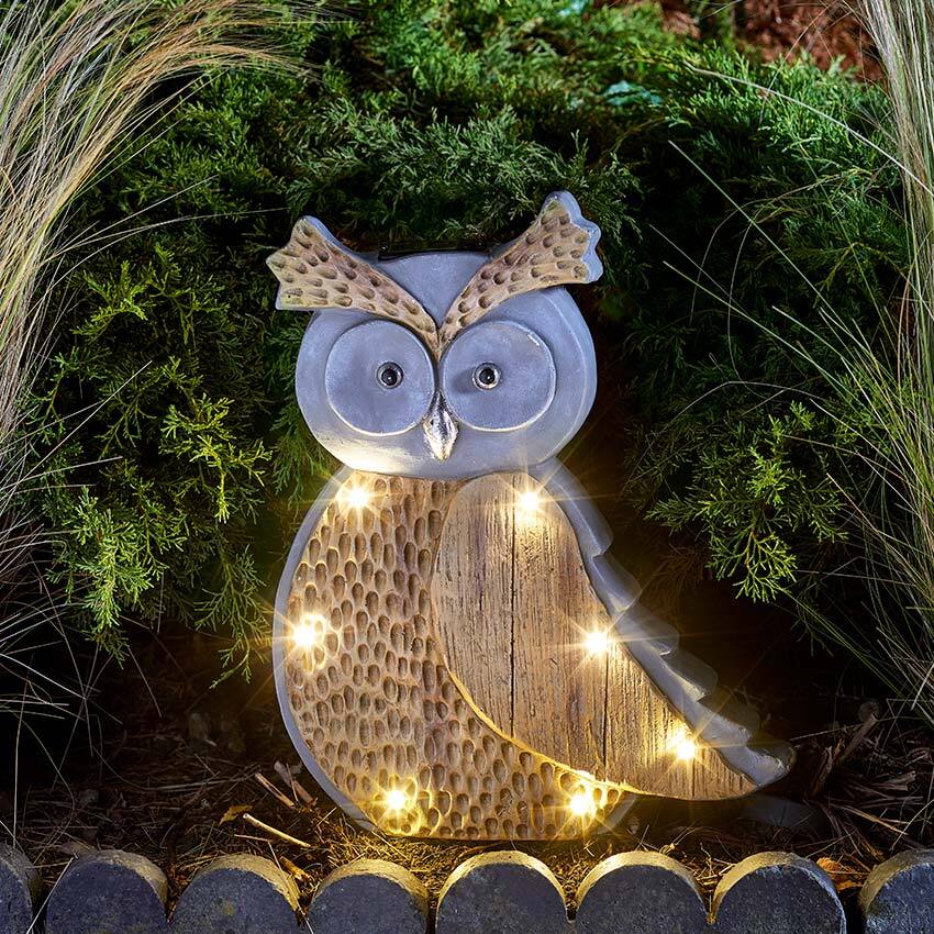 Solar Garden Novelty Animal LED Light Up Stake Path Ornament Outdoor ...