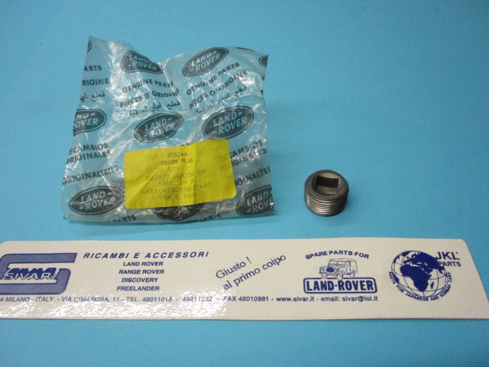 Tapón Drenaje de Aceite Diferencial Land Rover 88 109 90 110 608246 ...