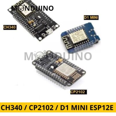 NodeMCU ESP8266 CH340 / CP2102 / D1 MINI ESP12E pour Arduino Raspberry ...
