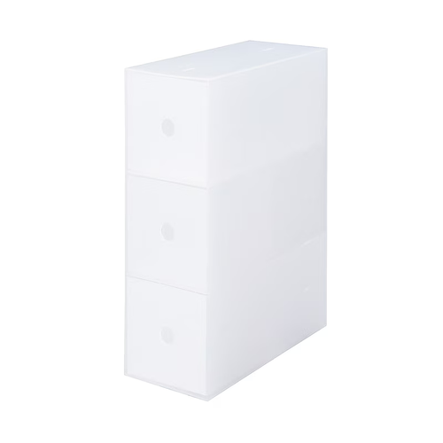 MUJI Polypropylene small item storage box, 3 tiers | eBay