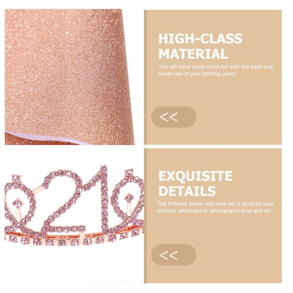 Crowns for Women Birthday Decorations Girls Accessories Party Supplies ...