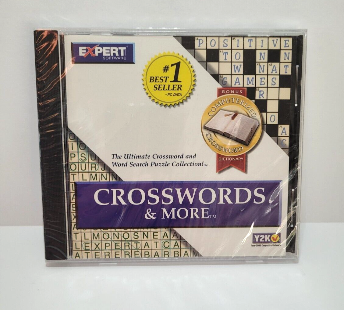 Expert Software Crosswords & More 300 FAVORITE GAMES CD-ROM ACTUAL ...