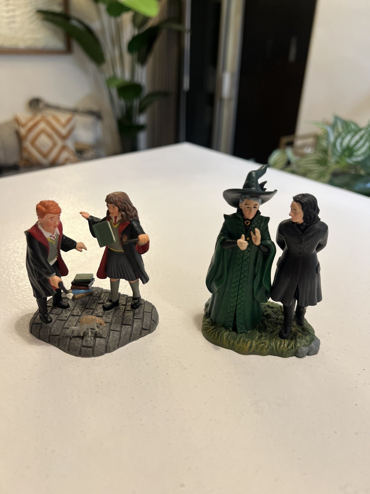 RETIRED Dept 56 Harry Potter Wingardium Leviosa! And Snape & McGonagall ...