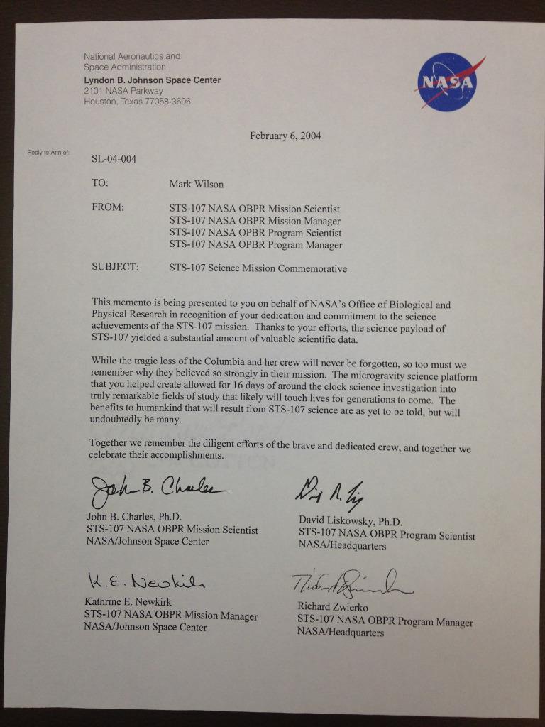 Nasa Rejection Letter Pics About Space NASA Publication Photos